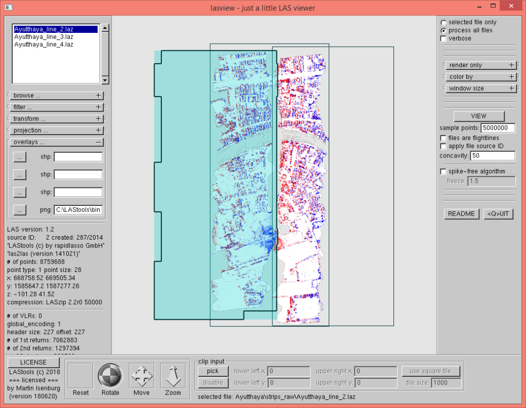 Complete LiDAR Processing Pipeline: from raw Flightlines to final ...