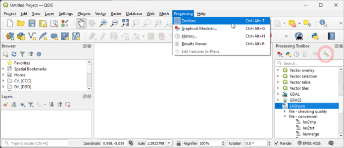 LAStools as QGIS plugin – rapidlasso GmbH