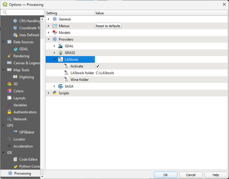 LAStools as QGIS plugin – rapidlasso GmbH